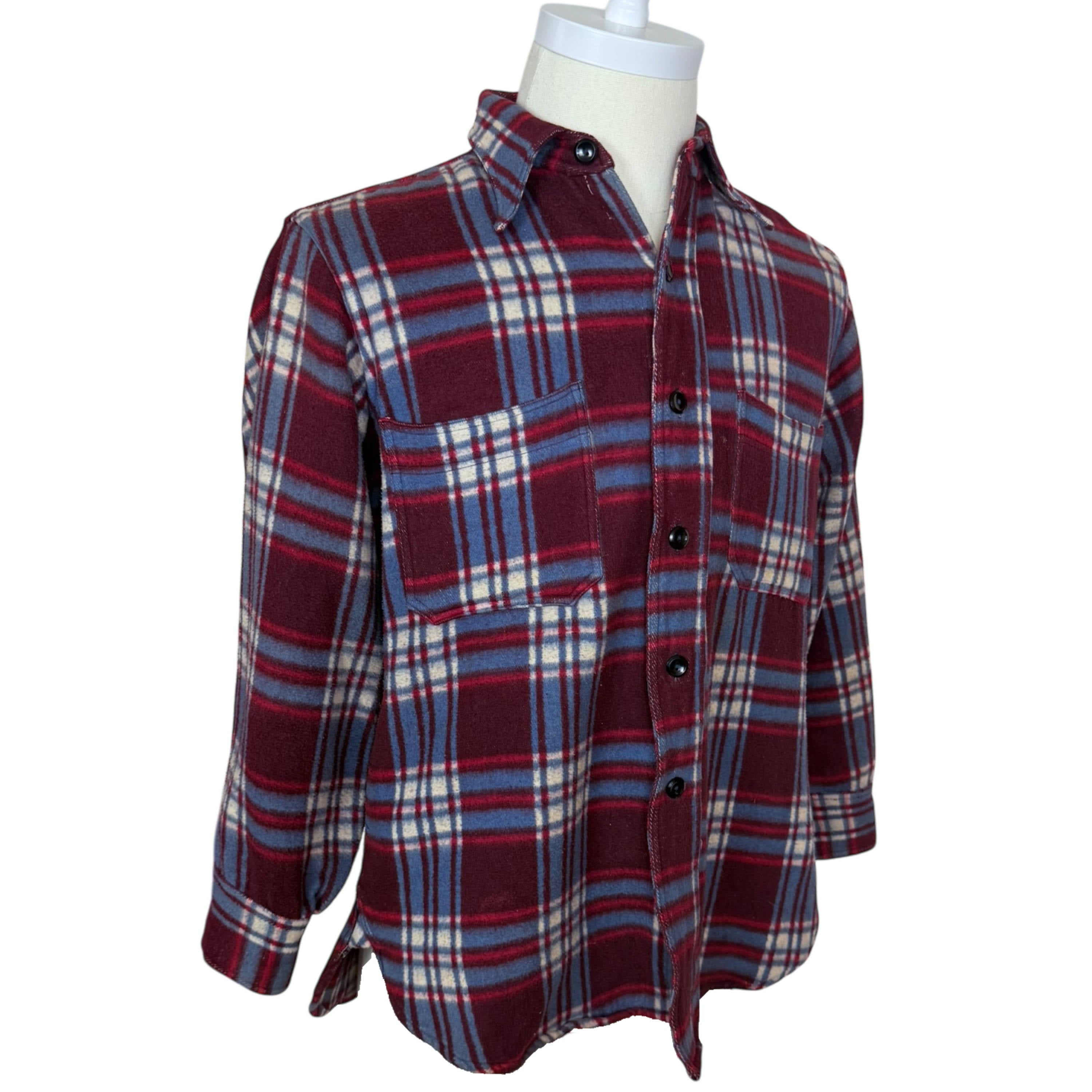 1920s Mens Ulster Winter Coat Melton Wool Overcoat - Medium