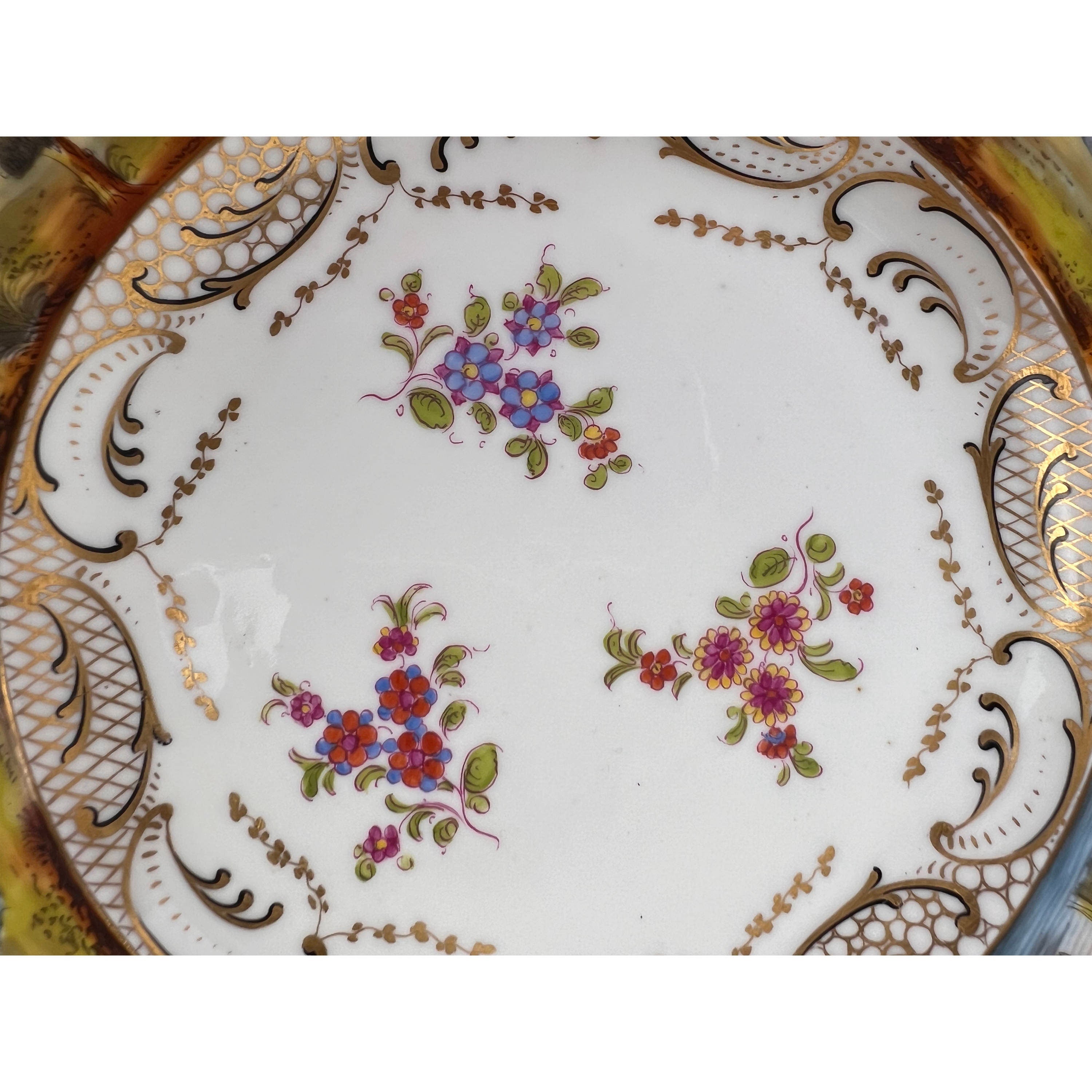 Antique Capodimonte Porcelain Plate Italian Neo-Classic Scenes Hand ...