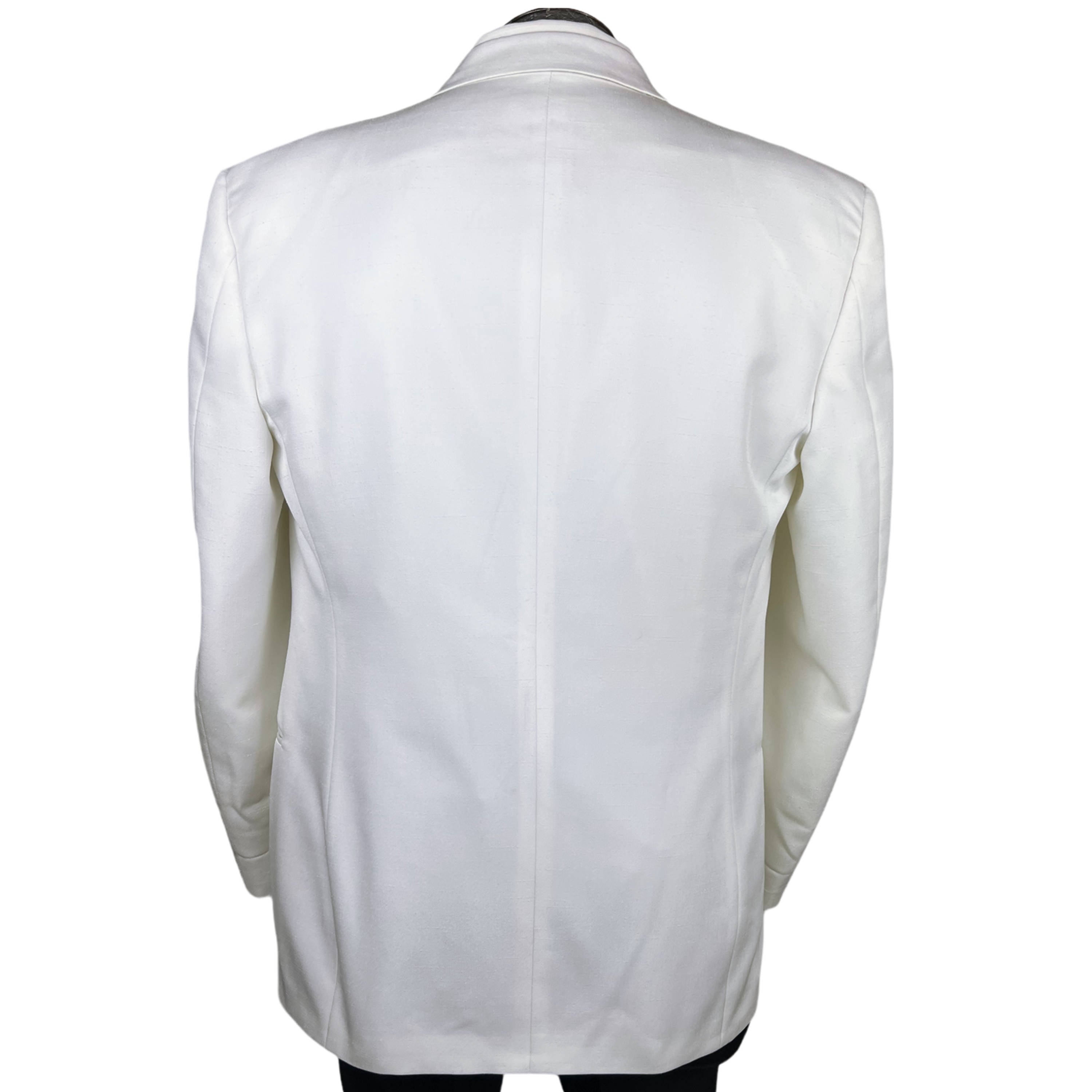 Vintage 1980s Miami Vice Jacket White Heat After Six Size 40