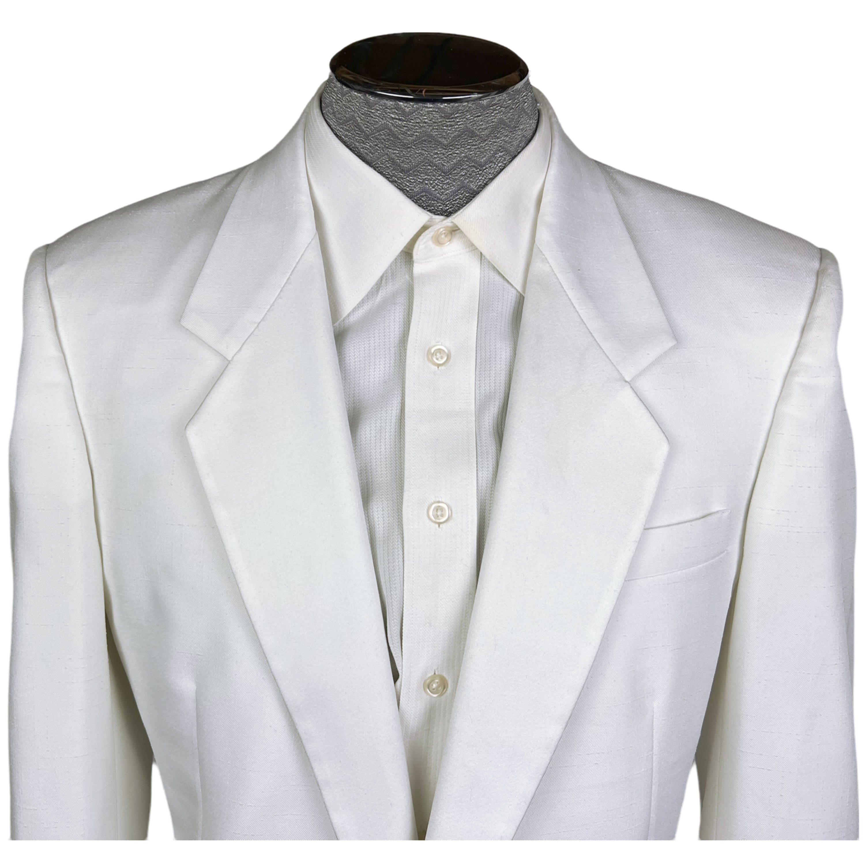 Vintage 1980s Miami Vice Jacket White Heat After Six Size 40