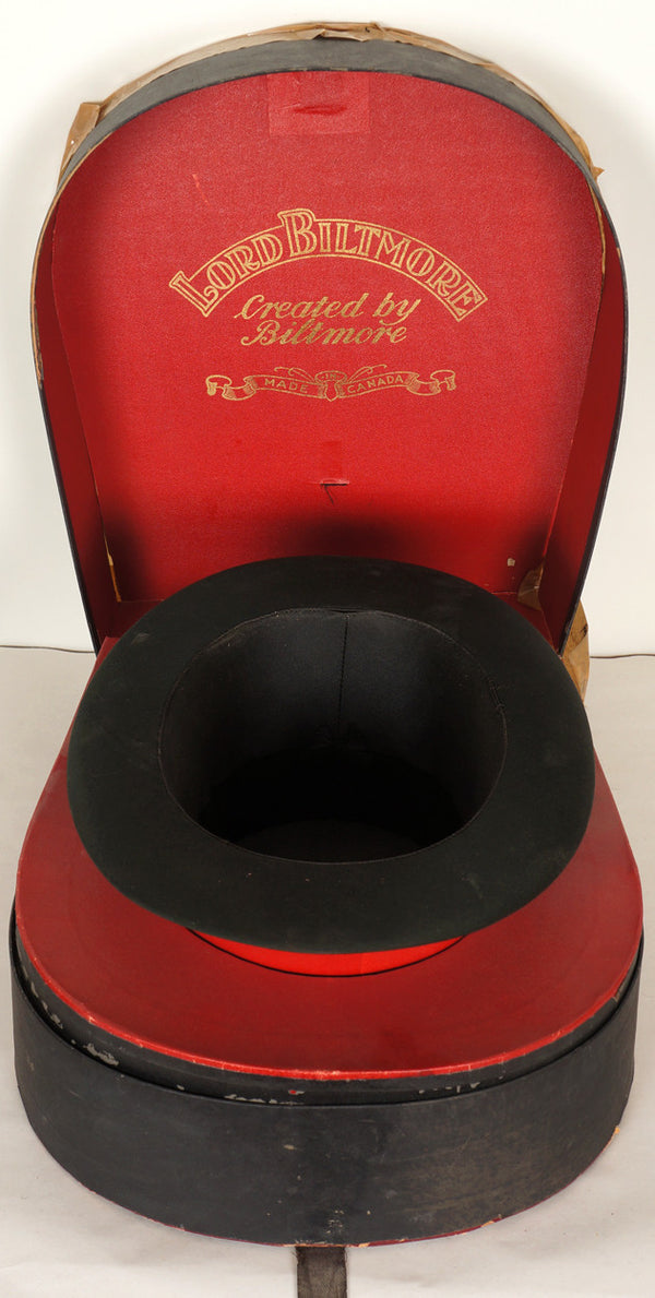 Top Hat Gibus Hat Silk Collapsible Opera Hat Chapeau Claque M 7 1/8 ...