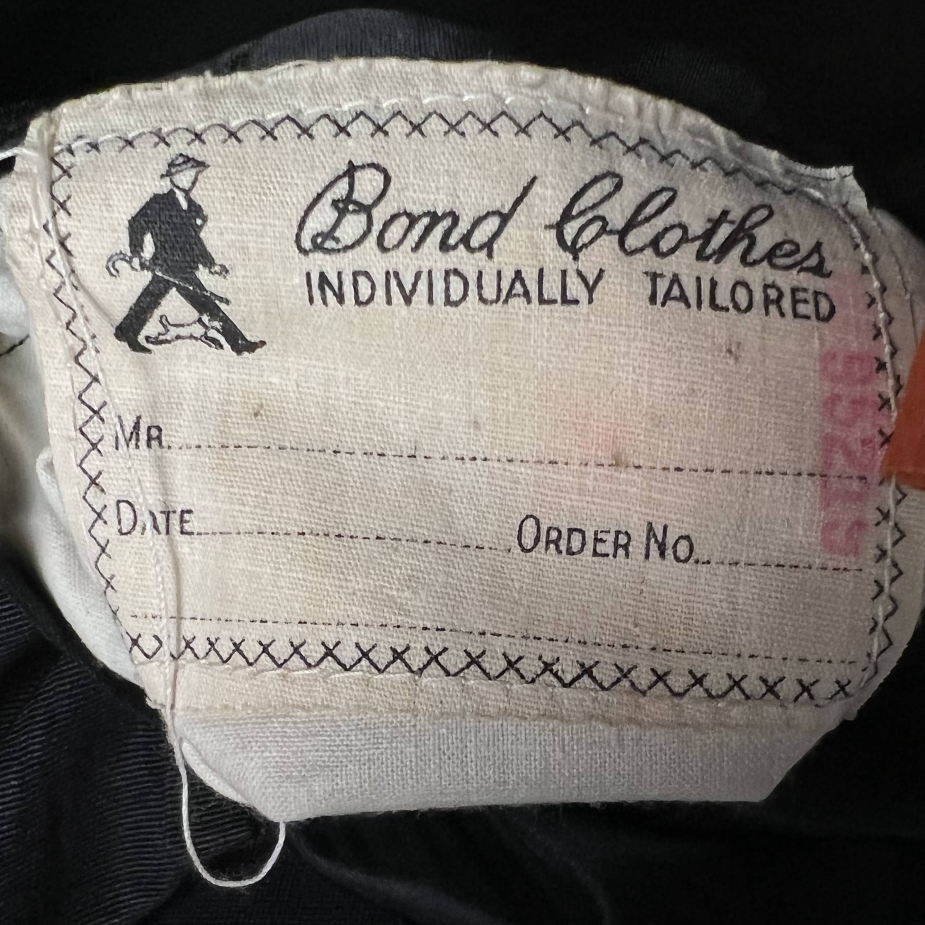 1940s 50s Vintage Tuxedo Tails Formal Tailcoat Bond Clothes