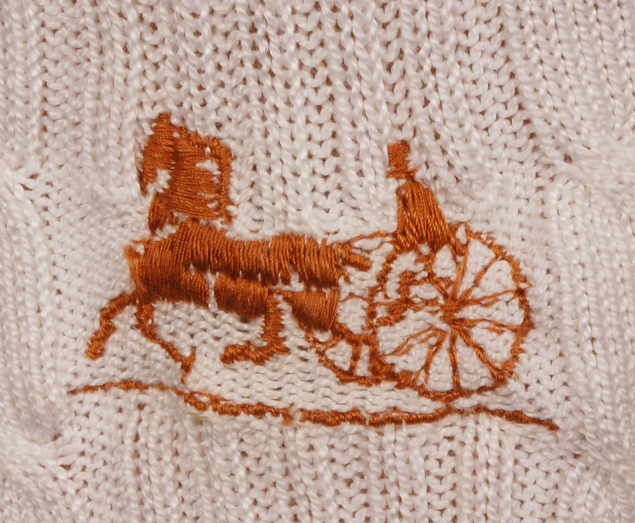 Vintage 1970s Celine White Sweater - Cotton Rib Knit Pullover - XS