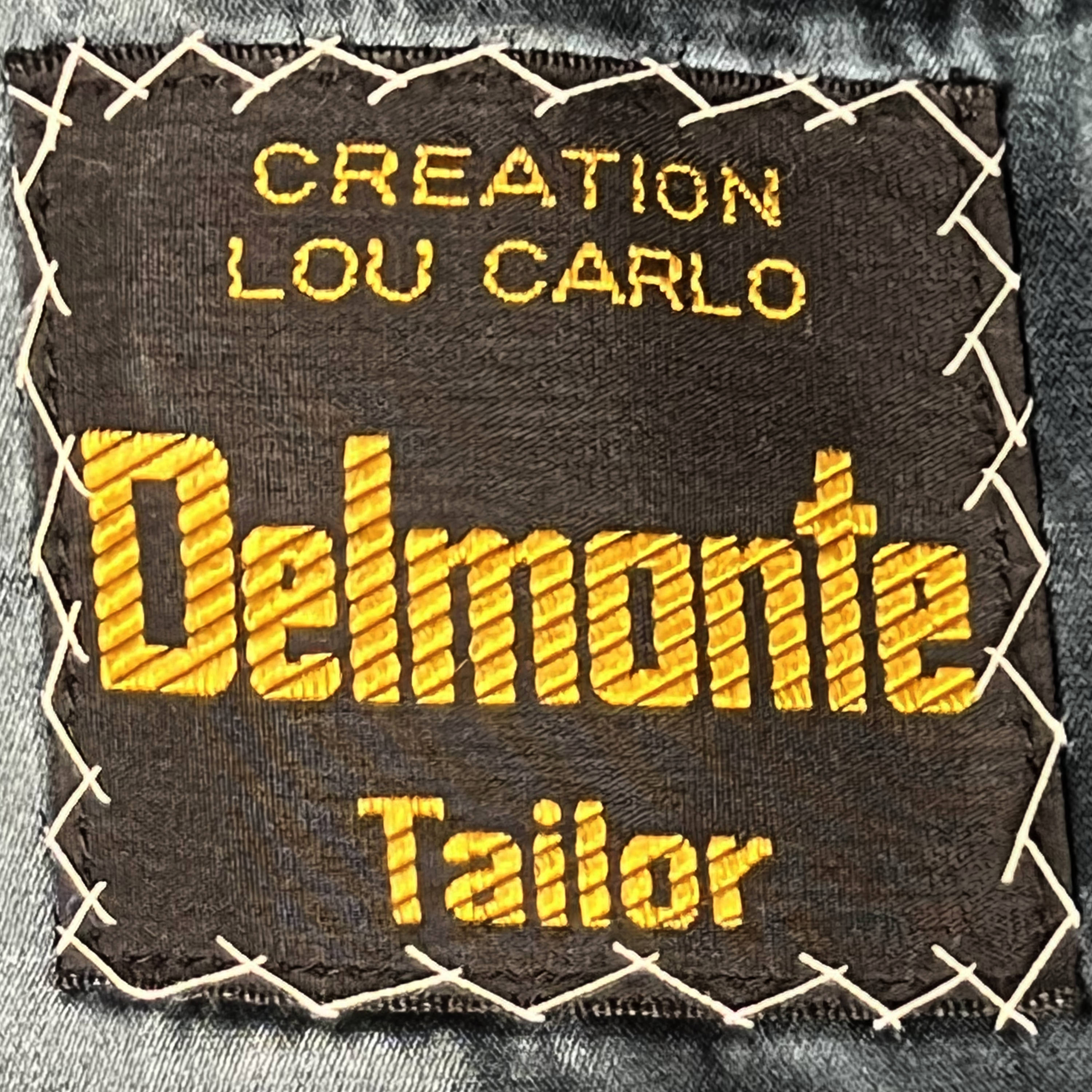 1970s Vintage Crombie Overcoat Navy Blue Wool Coat Date 1975