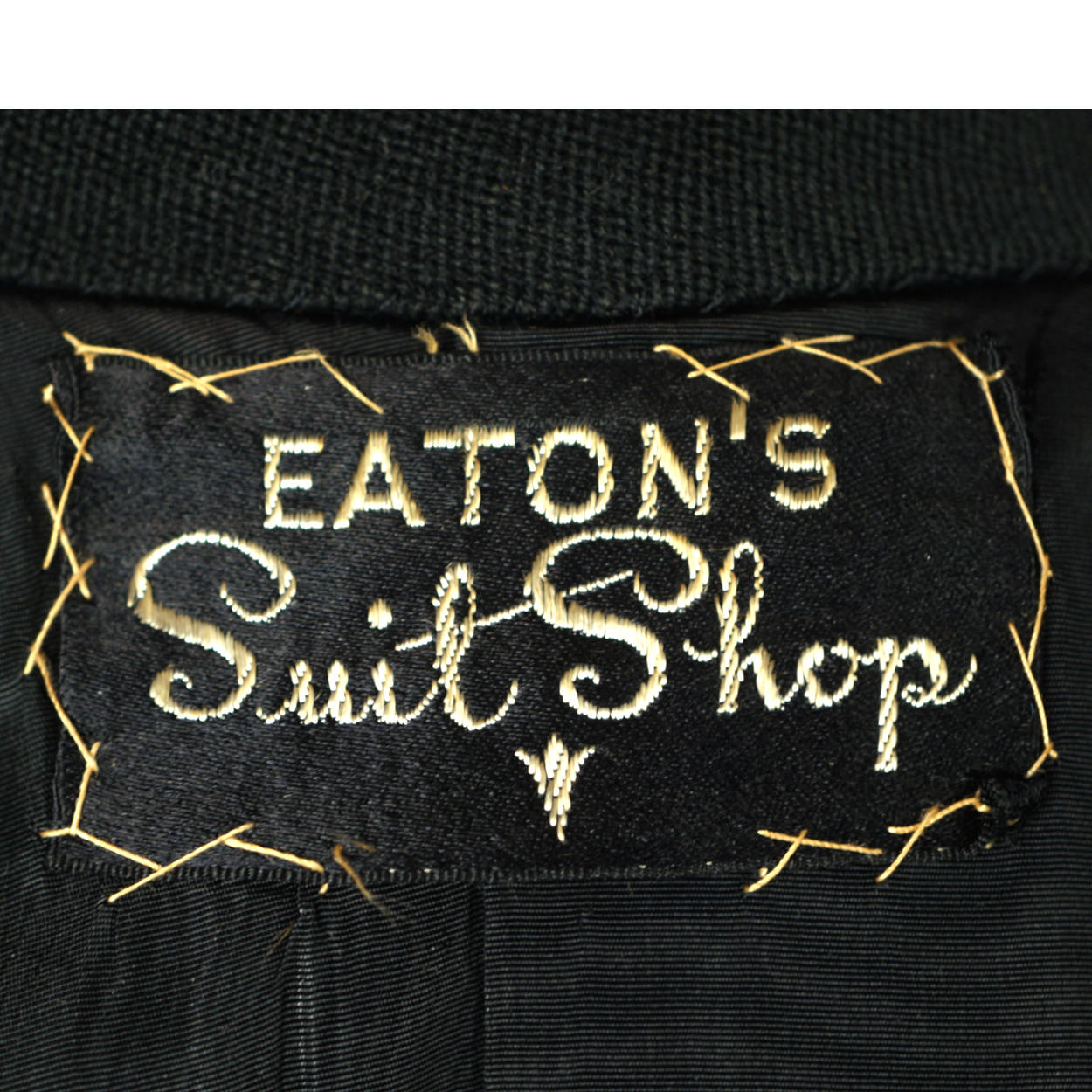 Vintage 1940s Ladies Skirt Suit Black Wool Eaton’s Canada Size Large 31 ...