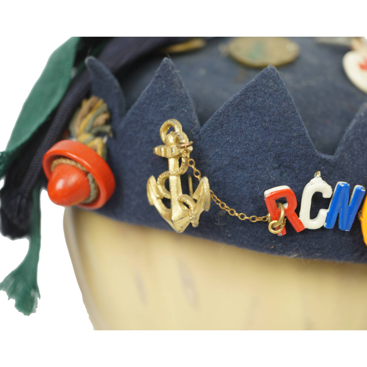 Vintage 40s Jughead Hat Whoopee Cap WWII Pinbacks