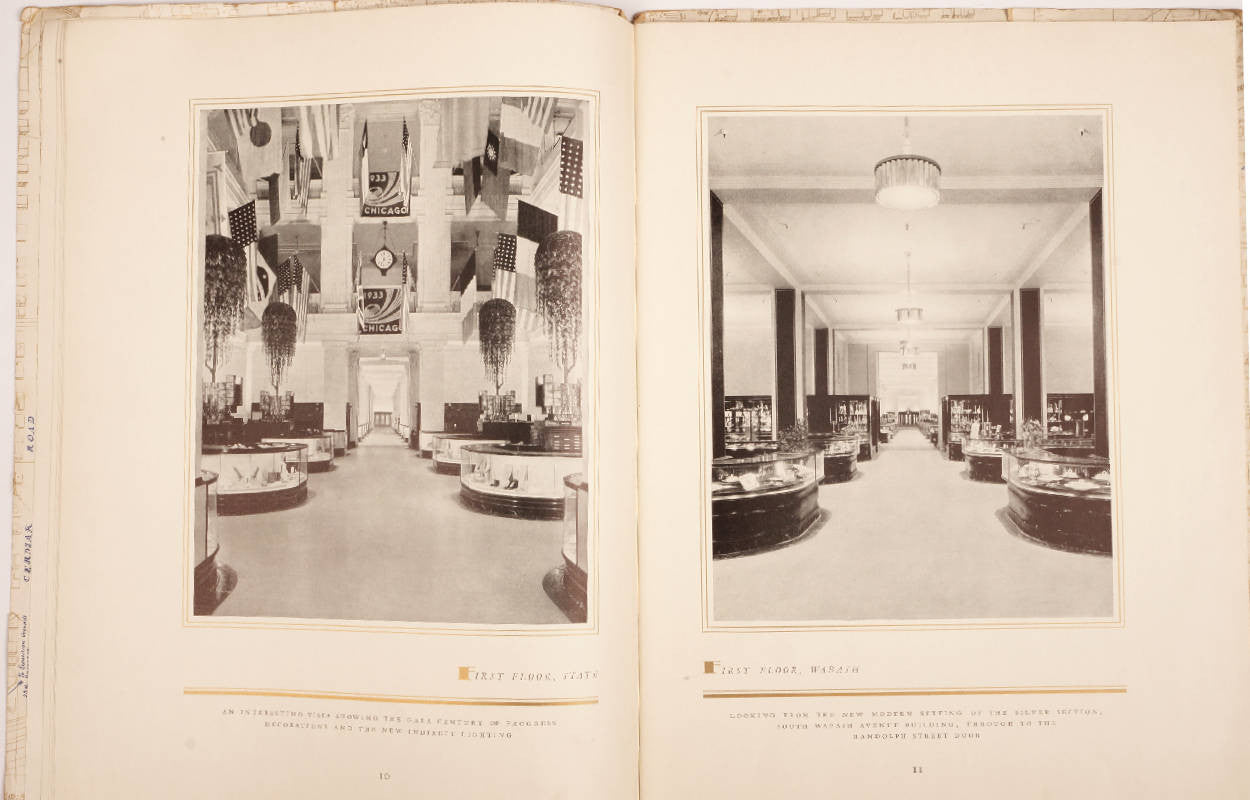 Vintage MARSHALL FIELD Department Store Book 1933 Chicago Visitors Edition