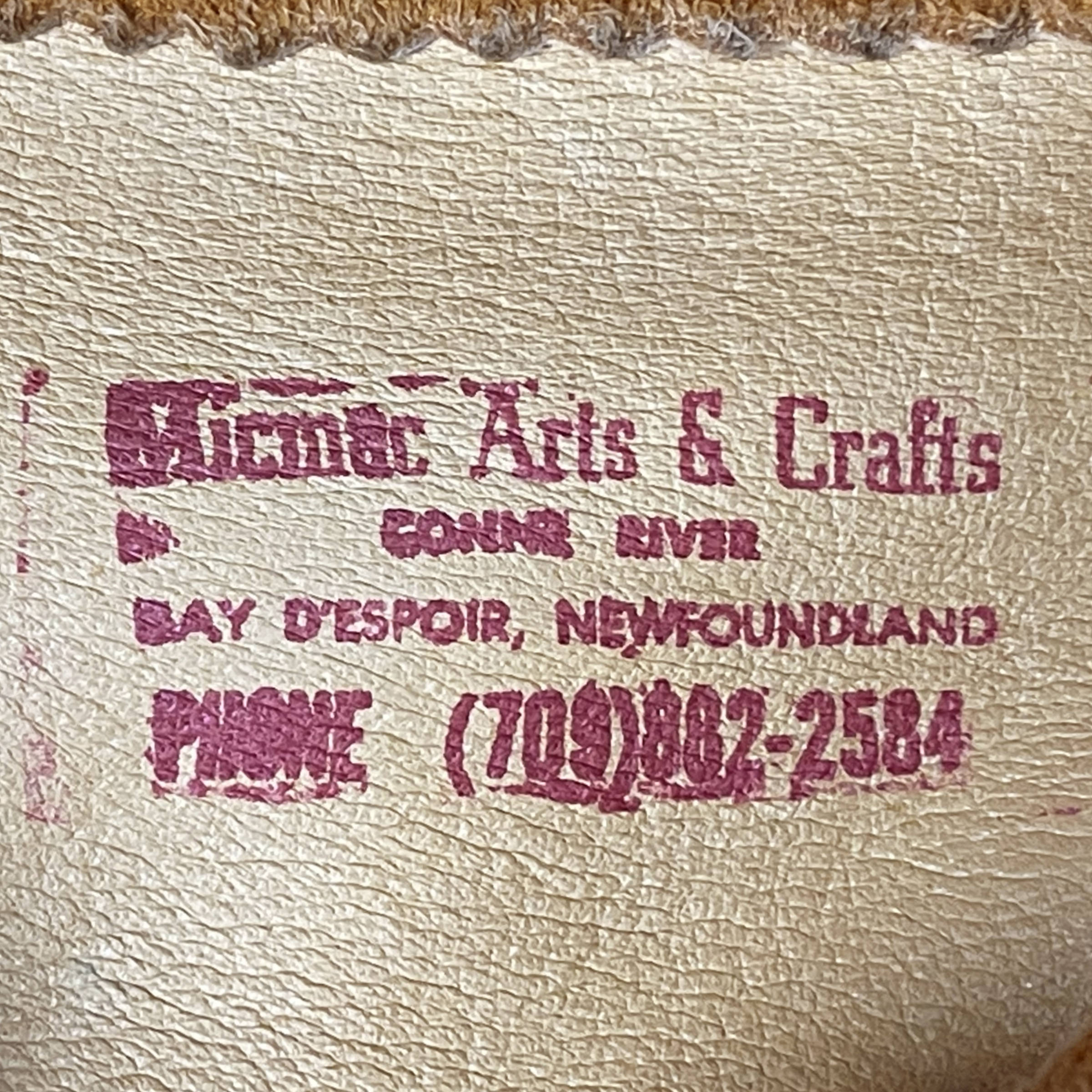 Vintage Micmac Shirt Deerskin Leather Mi’kmaq Newfoundland