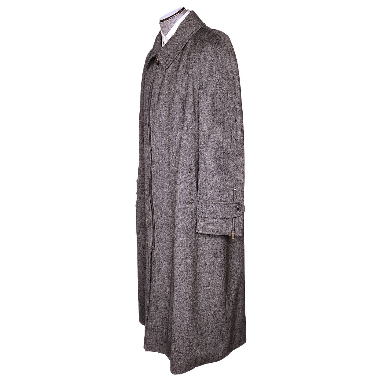 Vintage 1980s Moschino Mens Coat Wool Italian Trench Style Overcoat ...
