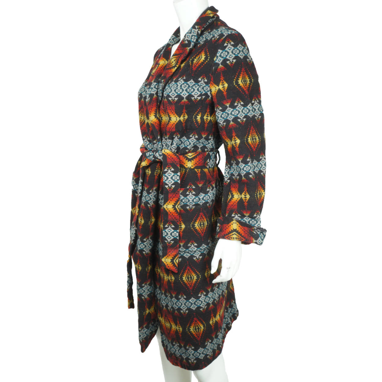 Pendleton Dressing Gown Aztec Indian Southwestern Indigenous Blanket ...