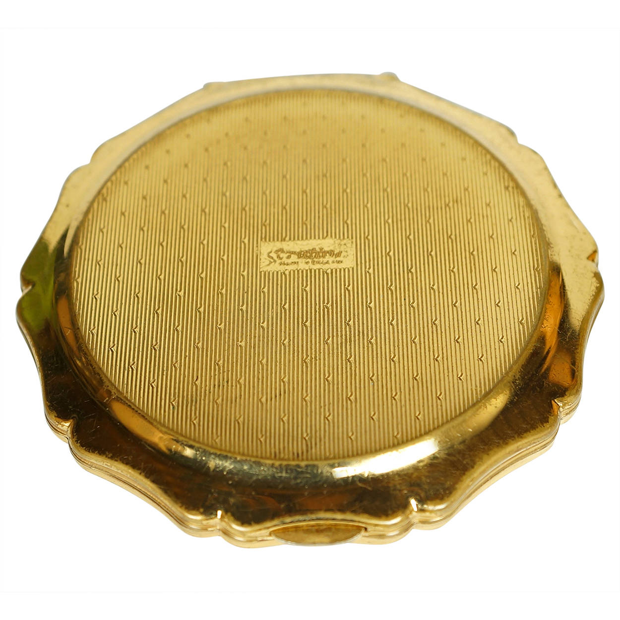 Vintage Stratton Compact Floral Design 1960s Unused