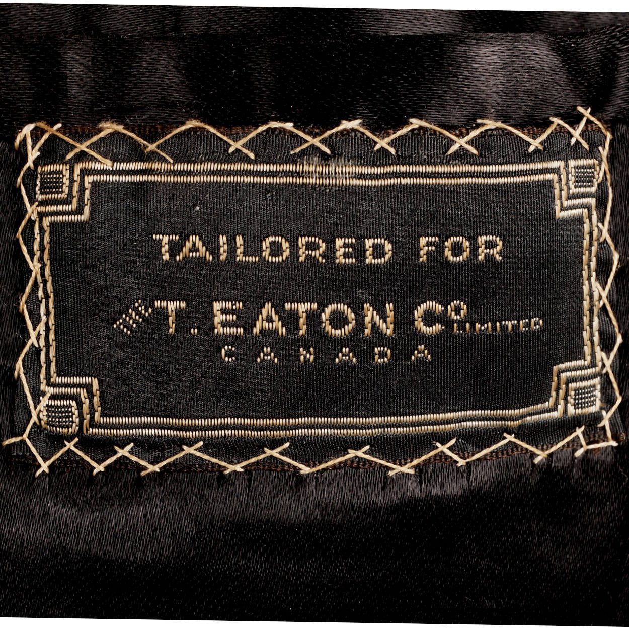 Vintage 1940s Mens Overcoat Green Wool Herringbone Tweed Coat T Eaton ...