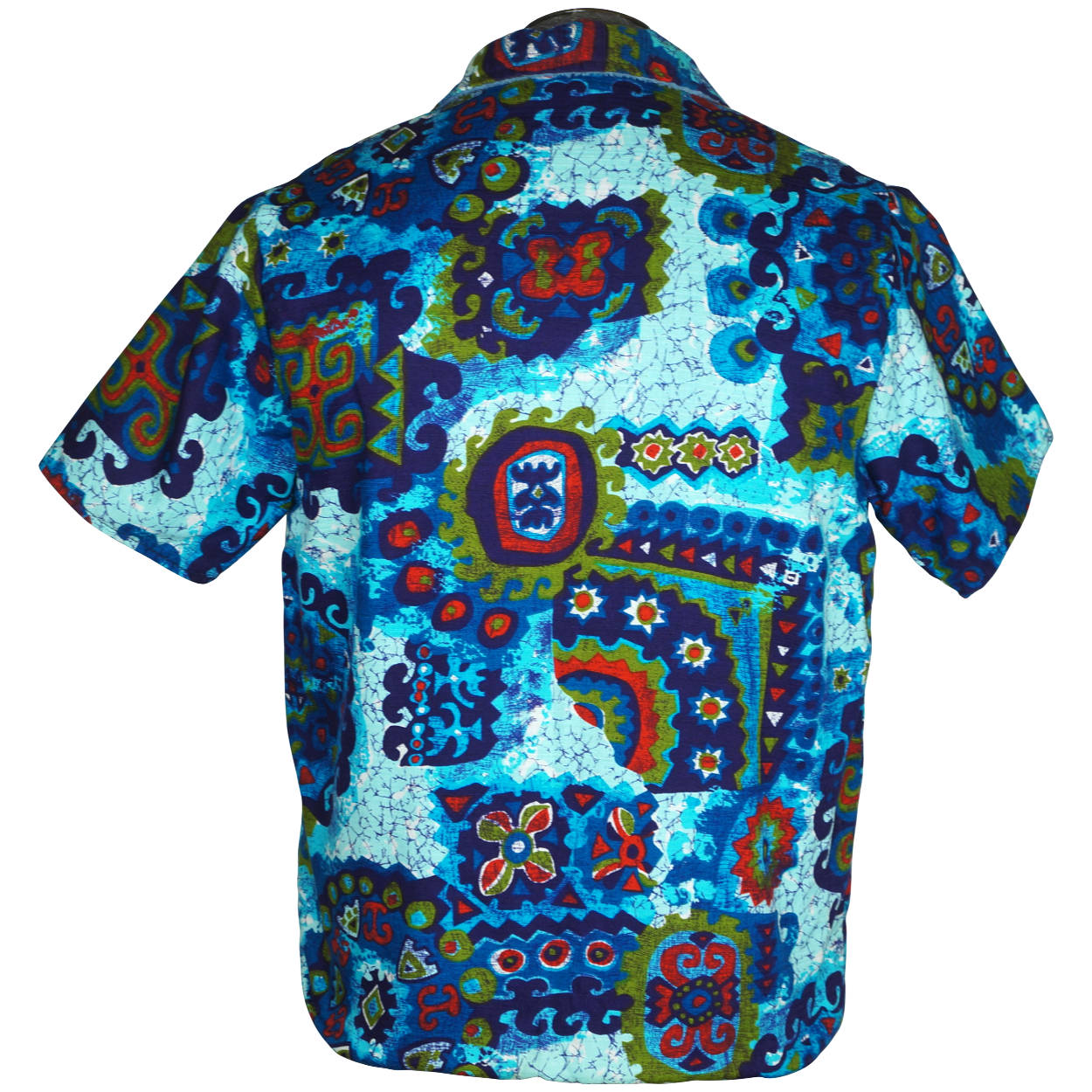 Vintage Mens Beach Shirt Surf King Cover Up Swimwear Size M