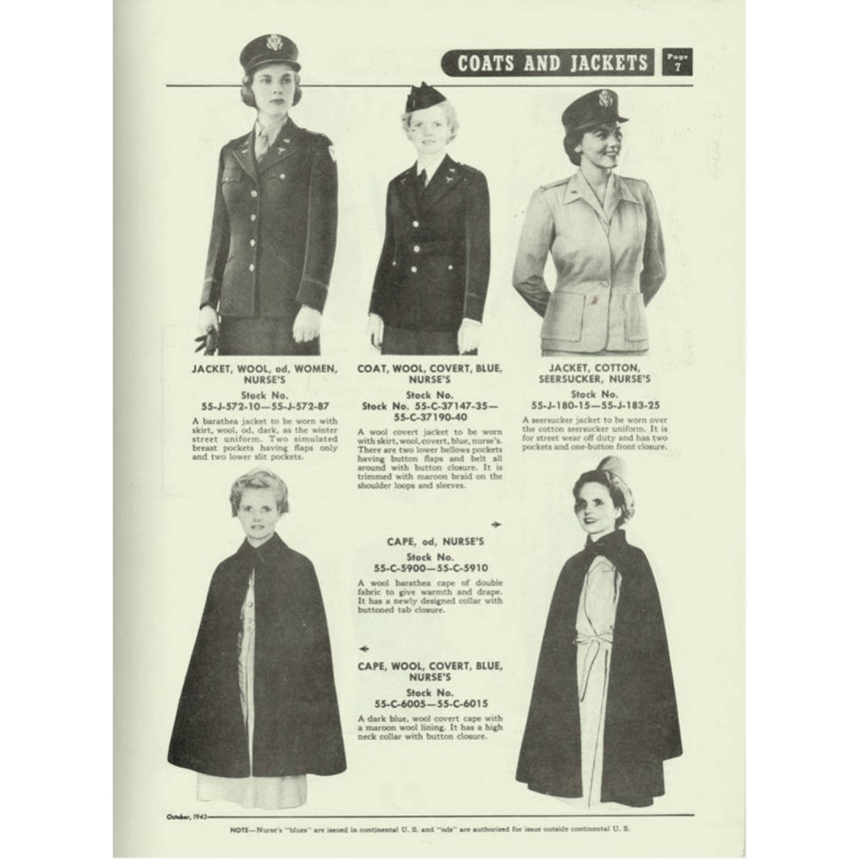 Vintage Nurses Cape Red Wool Interior 1940s WW2 Era